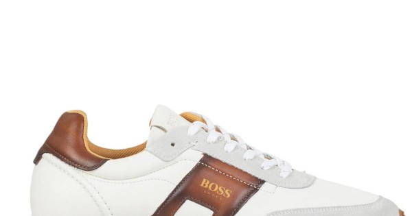 ΑΝΔΡΙΚΑ ΠΑΠΟΥΤΣΙΑ BOSS SHOES CD321 WHI-TAN