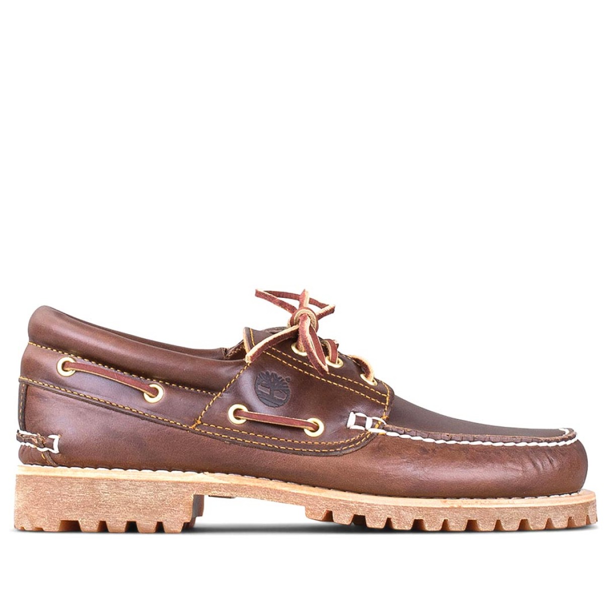 Ανδρικά παπούτσια Timberland Authentic Handsewn Boat Shoe Md Brown Full ...